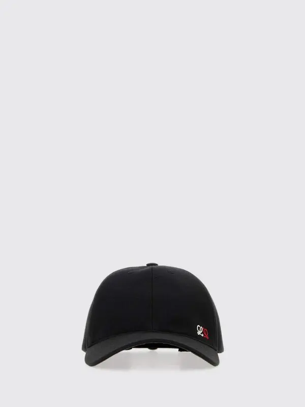 Loewe Cotton Baseball Cap With Embroidered Anagram Monogram