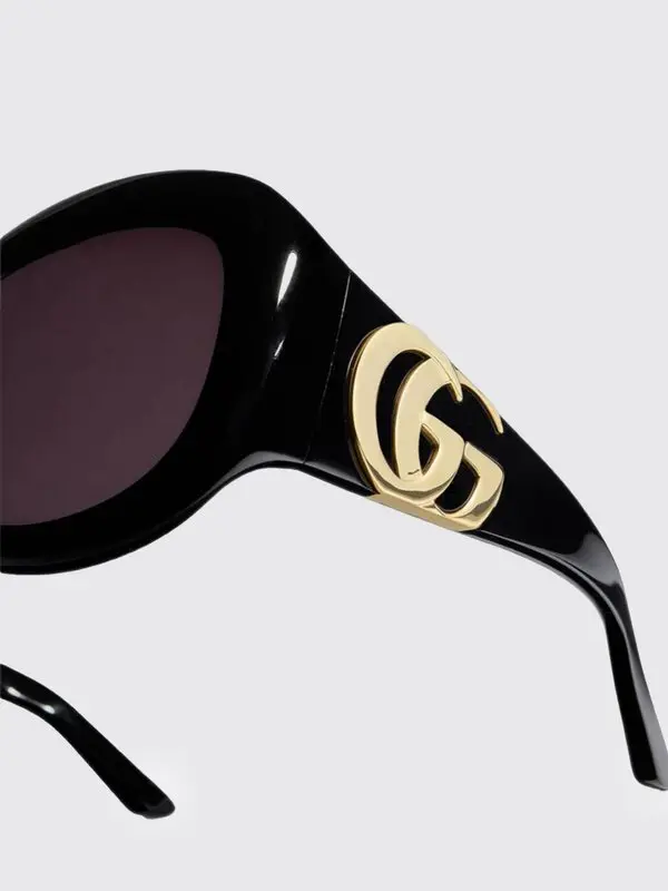 Gucci Cat-eye Sunglasses In Tortoiseshell Acetate With Gg Monogram Logo