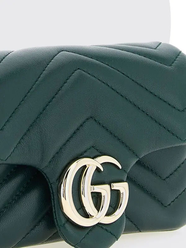 Gucci Gg Marmont Matelasse Nappa Leather Bag - Green