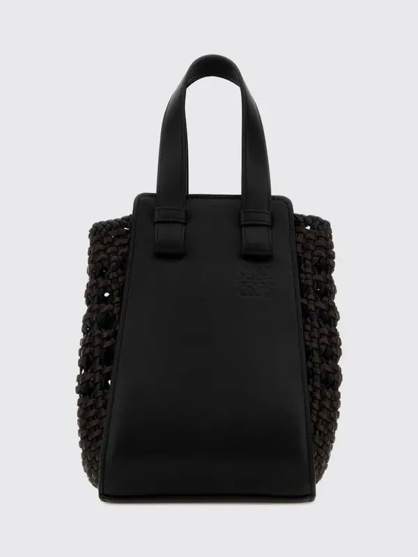 Loewe Hammock Leather Bag - Black