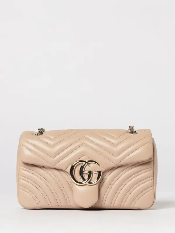Gucci Gg Marmont Medium Shoulder Bag - Pink