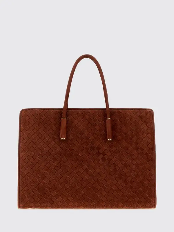 Bottega Veneta Barbara Woven Suede Leather Shoulder Bag