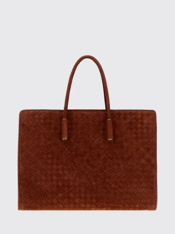 Bottega Veneta Barbara Woven Suede Leather Shoulder Bag