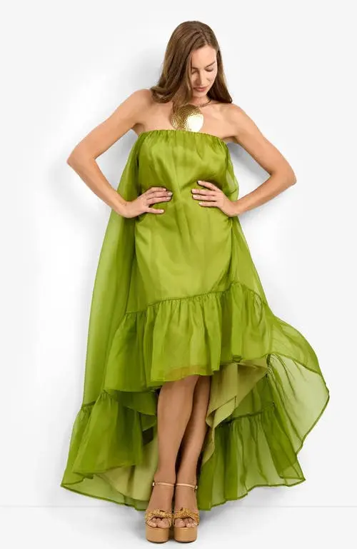 Trina Turk Ariah Dress - Dark Fennel
