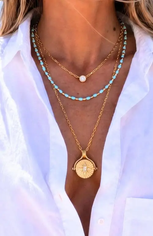 Stella & Dot North Star Spinner Necklace