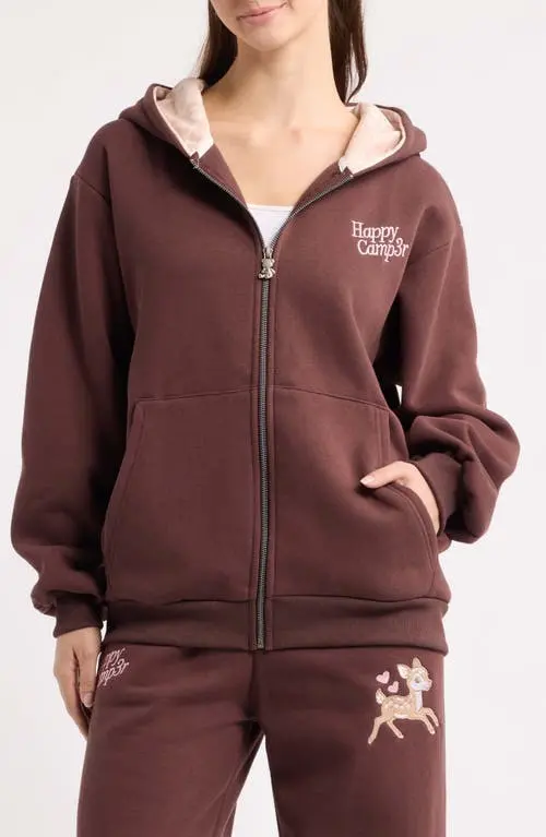 HAPPY CAMP3R Fawn Love Full Zip Hoodie