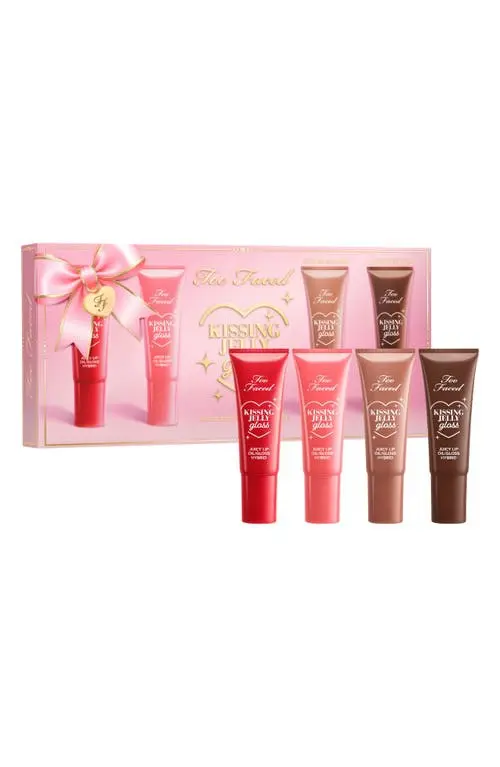 TOO FACED 4-piece Kissing Jelly Lip Gloss Set - No Color