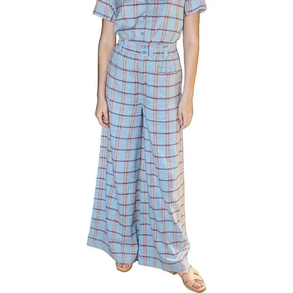 Ace & Jig Quimby High Rise Wide Leg Pants - Eyeshadow