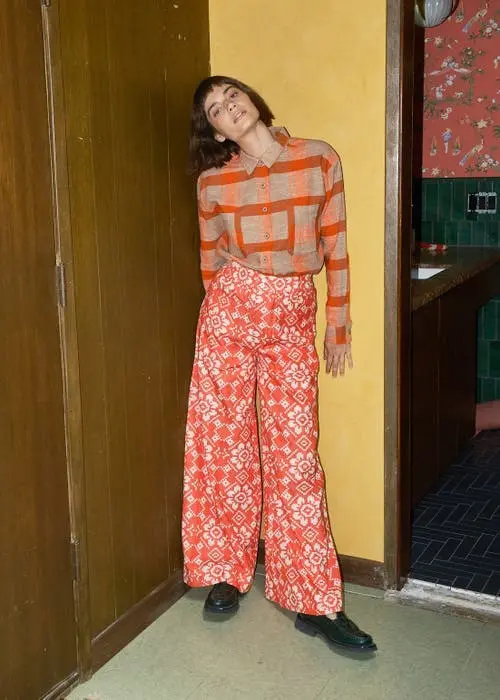 Ace & Jig Quimby High Rise Wide Leg Pants - Love