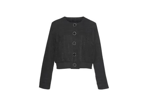 LASCANA Round Neckline Tweed Jacket