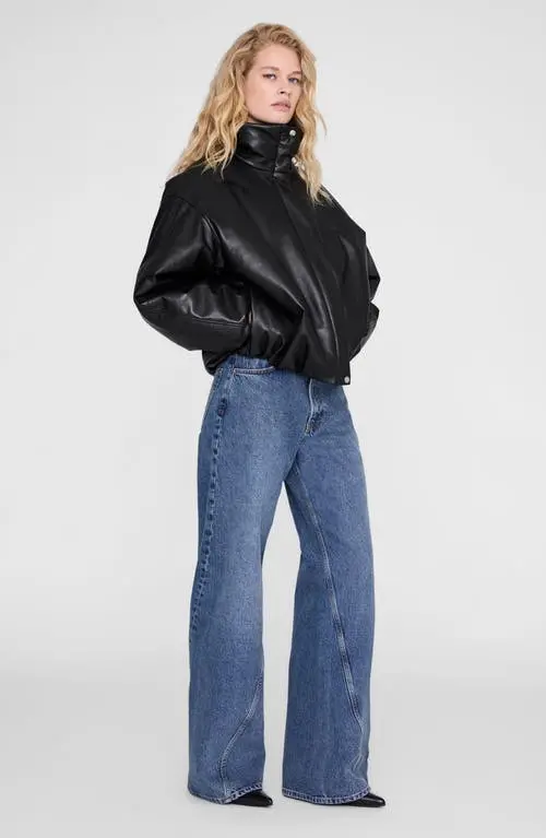 ANINE BING Cyrus Recycled Leather Jacket