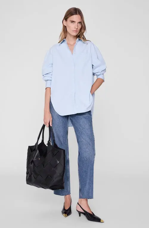 ANINE BING Lili Tote Braided Leather