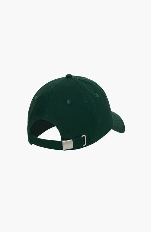 ANINE BING Jeremy Baseball Cap Collegiate - Deep Emerald