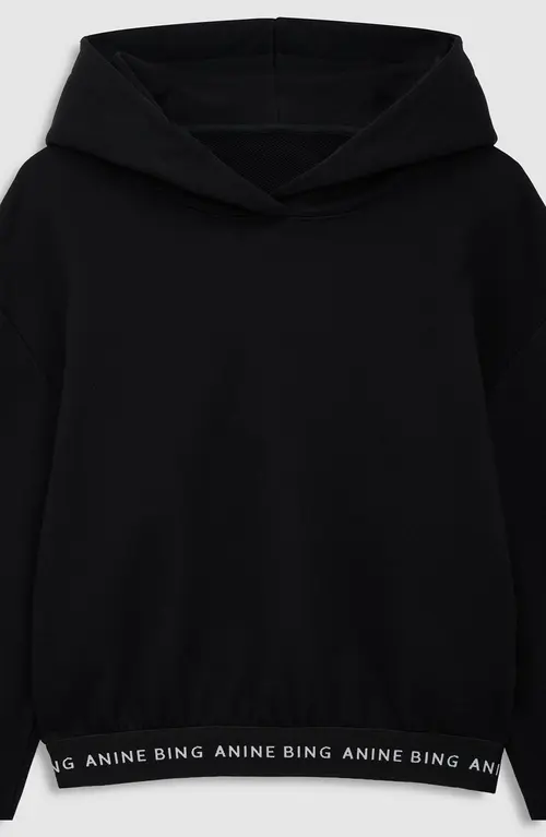 ANINE BING Dany Cropped Hoodie