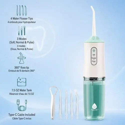 PURSONIC Usb Rechargeable Water Flosser