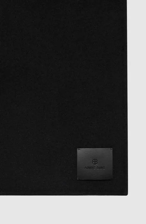 ANINE BING Ava Scarf Cashmere Blend - Black