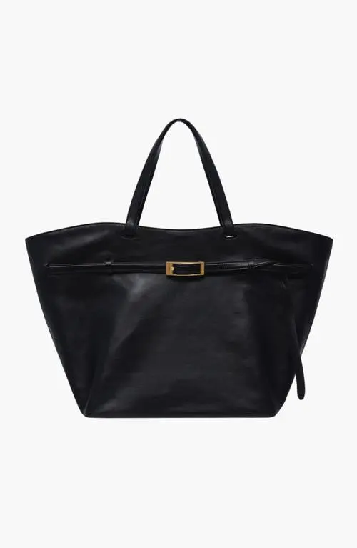 ANINE BING Elly Tote Grained Leather