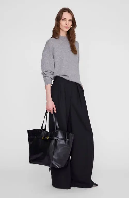 ANINE BING Elly Tote Grained Leather