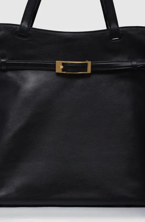 ANINE BING Elly Tote Grained Leather