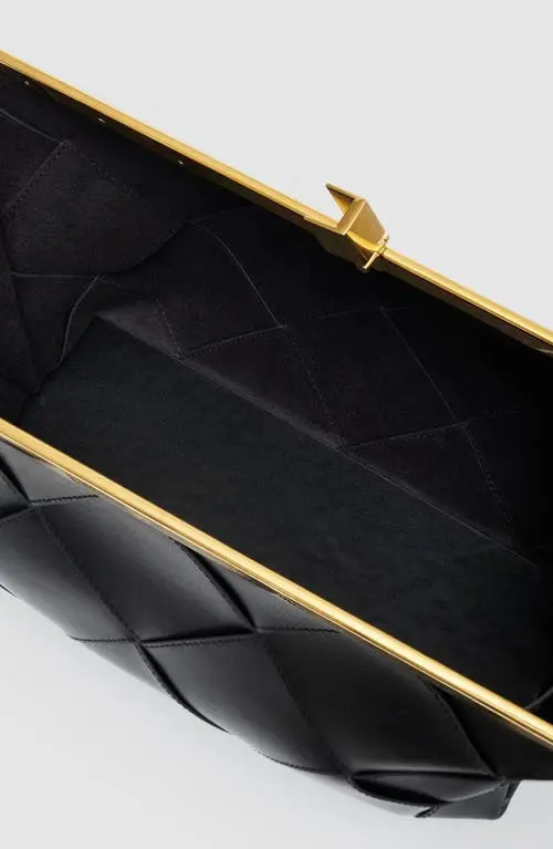 ANINE BING Anine Clutch Braided Leather