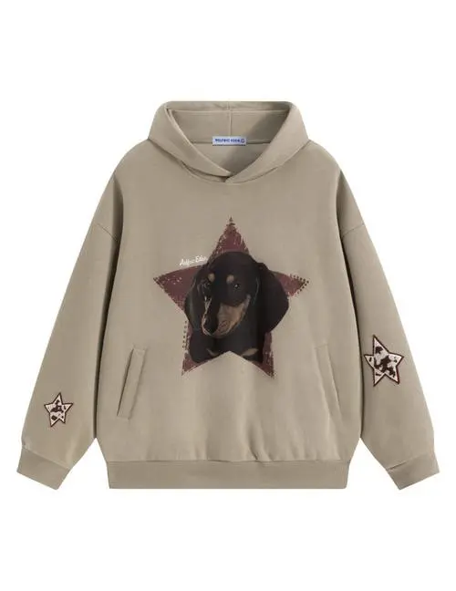 AELFRIC EDEN Dachshund Graphic Hoodie