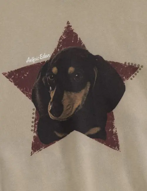AELFRIC EDEN Dachshund Graphic Hoodie