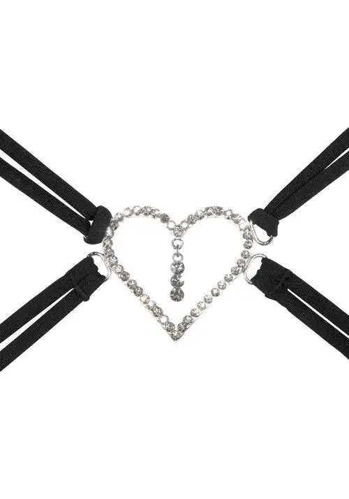 LASCANA Strappy Heart Push Up Bra