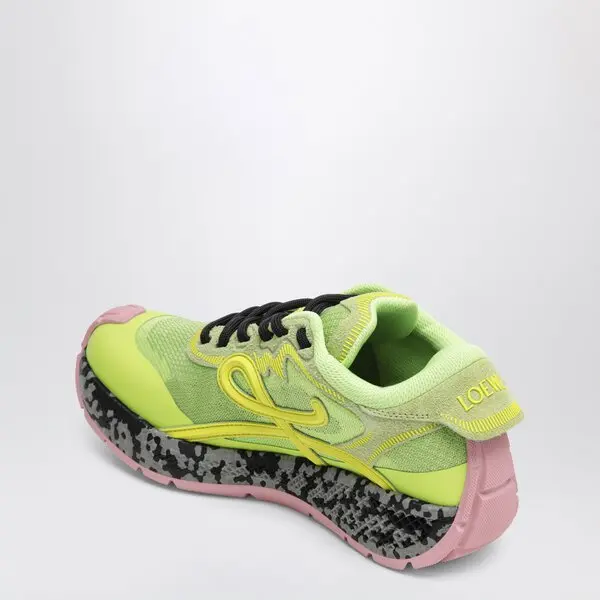 Loewe Pogo Sneakers In Technical Mesh And Leather