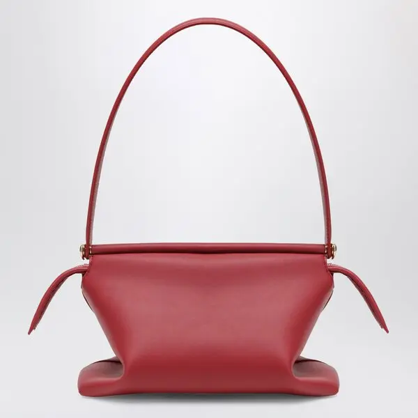 Loewe Small Whisker Bag In Carmine Leather - Red