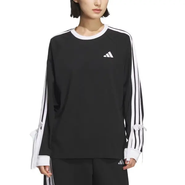 Adidas Dance Long Sleeve Top 'black White