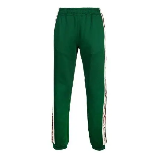 Gucci Printed Side Stripe Track Pant 'green