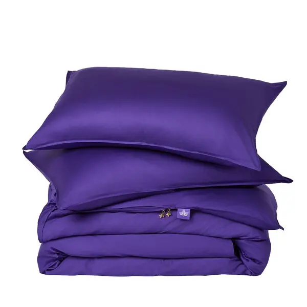 CANADIAN DOWN & FEATHER COMPANY Duvet Cover Set With Three Sided Zipper, Us Xl King / Uk Emperor Dusk - Purple