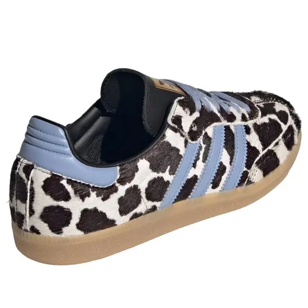 Adidas Samba Og 'cow Print Chalk Blue - Chalk Blue/core Black/core Black