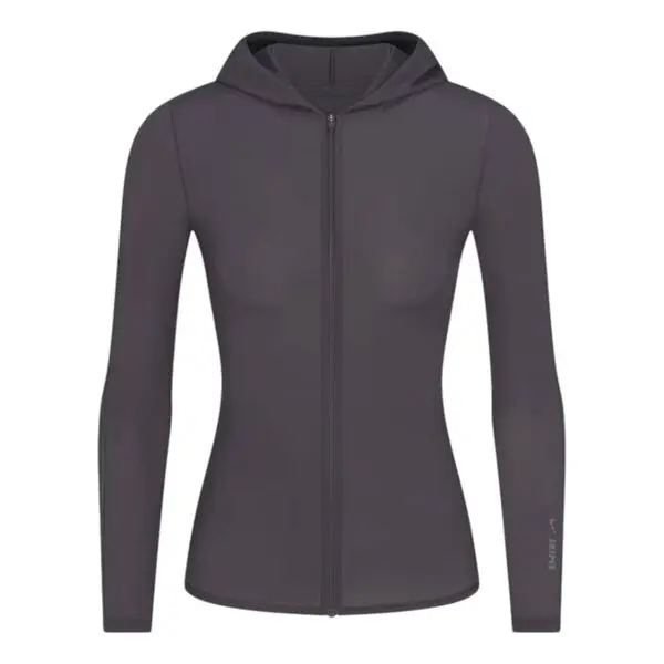 Nike X Skims Weightless Layers Full-zip Hoodie - Lead