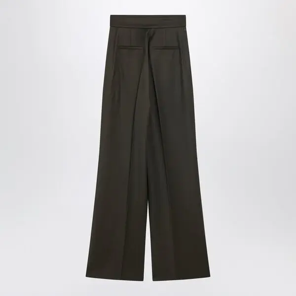 Max Mara Moss Wide-leg Wool Trousers