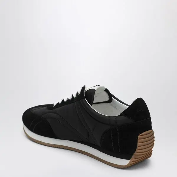 TOTEME Sneakers In Suede And Fabric - Black