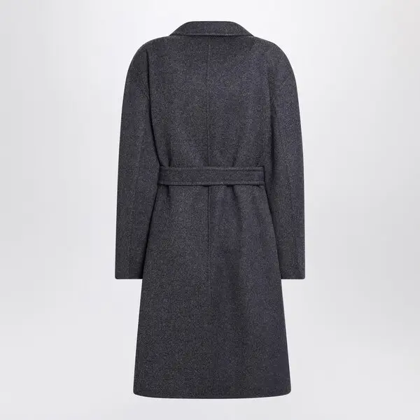 Max Mara Wool Coat With Denim Effect