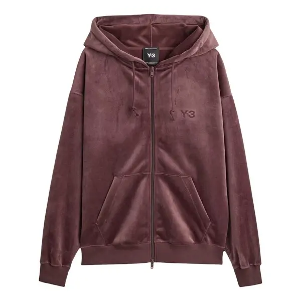 Adidas X Y-3 Velvet Corduroy Hoodie Asia Sizing - Night Red