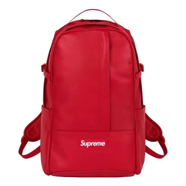 Supreme Fw23 Leather Bag - Red