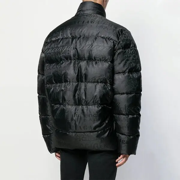 Balenciaga Embroidered Logo Puffer Jacket