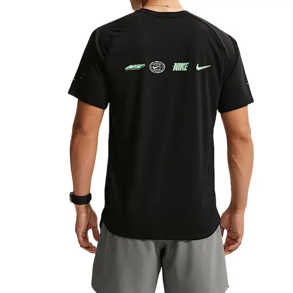 Nike Stride Dri-fit Adv Short Sleeve Shirt - Black