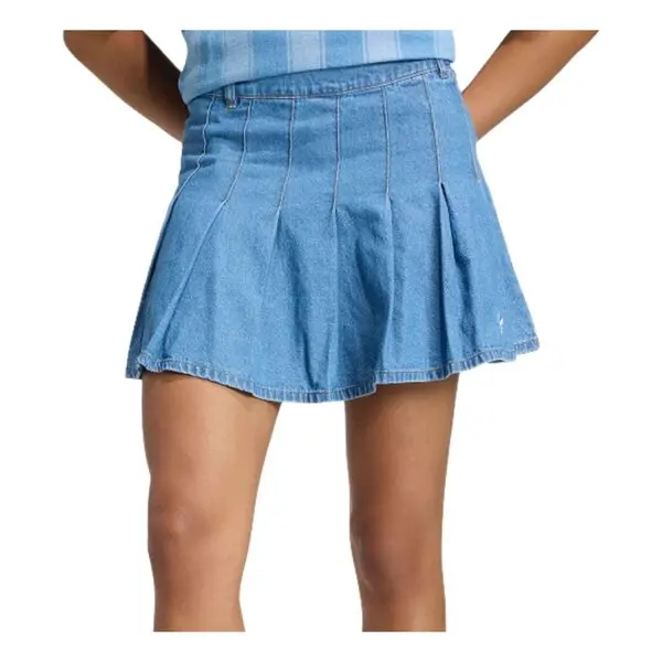 Adidas Denim Pleated Skirts Asia Sizing