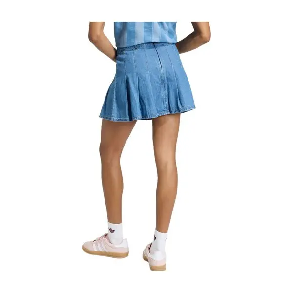 Adidas Denim Pleated Skirts Asia Sizing