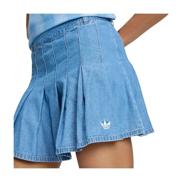 Adidas Denim Pleated Skirts Asia Sizing