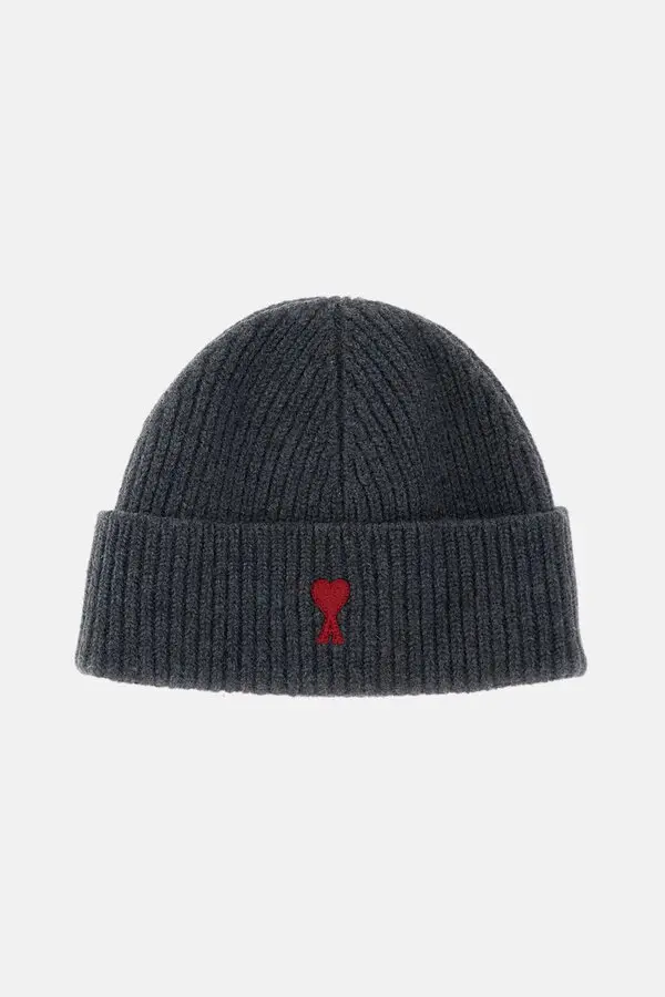 AMI Paris Cappello Red De Coeur - Grigio