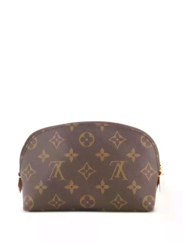 LOUIS VUITTON Cosmetic Monogram Canvas Pouch - Brown