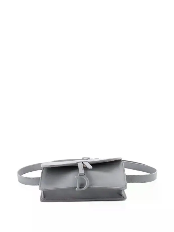 Dior Saddle Rectangular Leather Belt Bag
