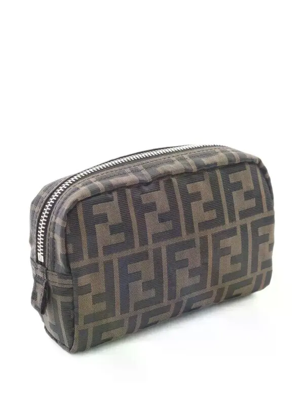 Fendi 2020s Zucca Pouch Bag - Brown
