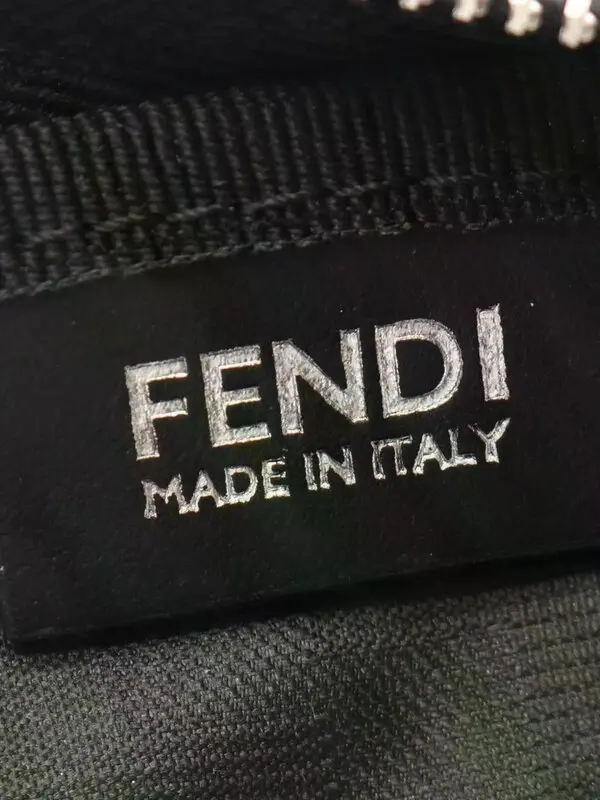 Fendi 2020s Zucca Pouch Bag - Brown