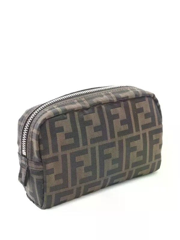 Fendi 2020s Zucca Pouch Bag - Brown